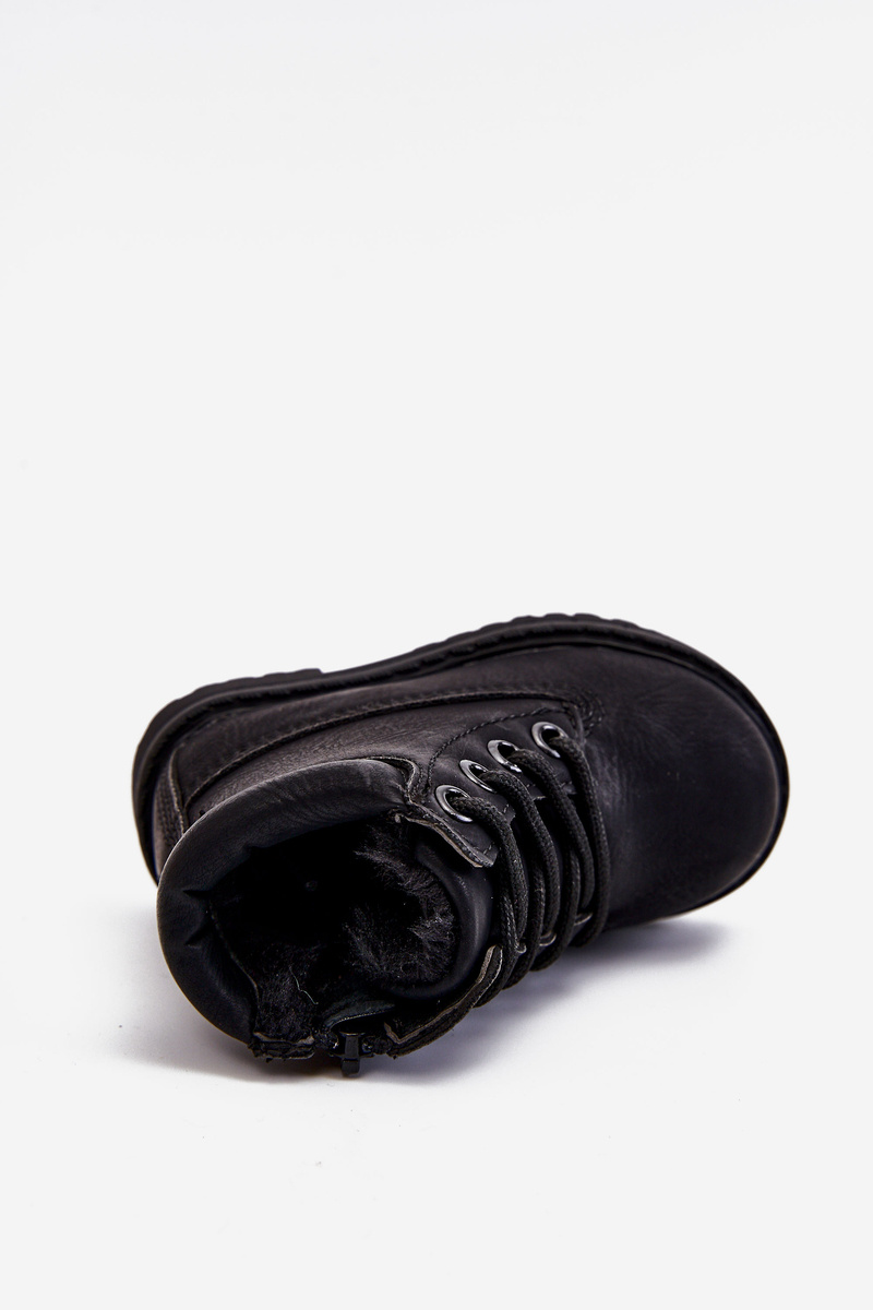 Kids' Insulated Black Trapper Boots Dexter - - ZAZOO.PL